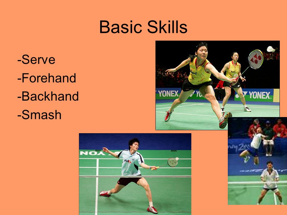 Basic skills in badminton store